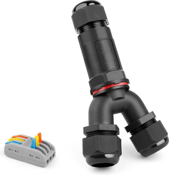 Waterdichte 3-polige Y-vormige kabelverbinder voor buiten - verdeelkast ...