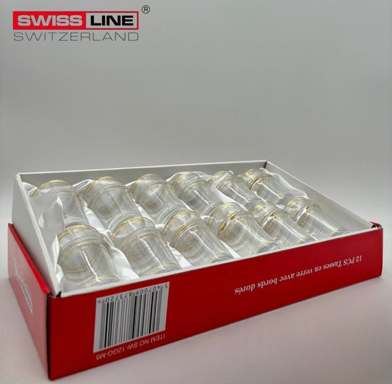 Swiss Line Switzerland - Oosterse theeglazen - Set van 12 stuks ...