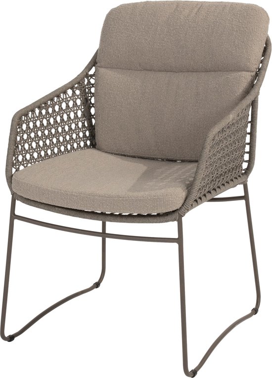 4 Seasons Moretti lounge dining stoel - bruin | bol