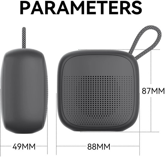 Kraftverdia™ - Draagbare Bluetooth Speaker - Draadloze Muziek Box - met ...