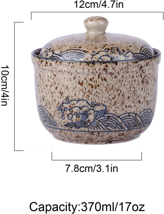 Container Jars Country Style Sugar Bowl met deksel, Japans ...