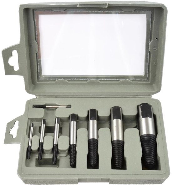 Linkse tapset fijn - 8 delig - M3 tot M50 - Tappen - GEKO | bol