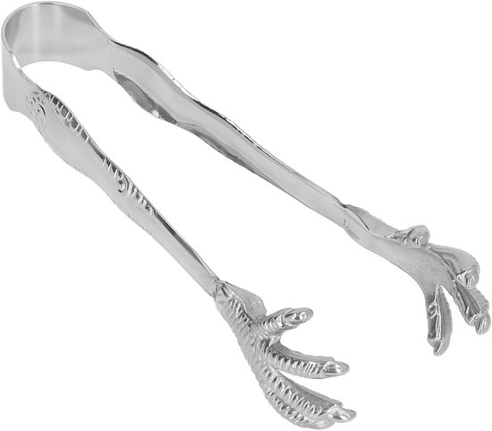 Ice Tongs for Ice Bucket - Eagle Claw Style Stainless Steel | bol