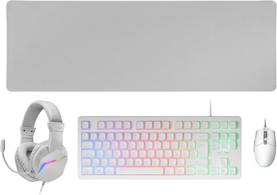 MCP RGB3 Gaming Set Toetsenbord RGB Gaming Muis 3200 DPI RGB Flow Over ...