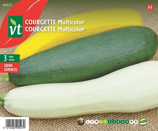 Zaadset Courgette Multicolor - Diverse Kleuren voor Decoratieve en ...