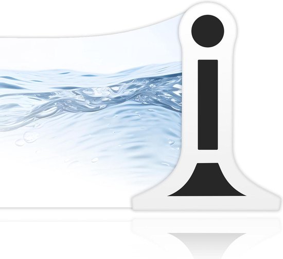 Zelfklevende siliconen opvouwbare douchestrip - Waterstop voor keuken ...