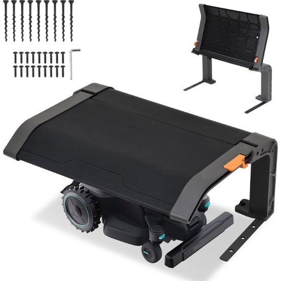 Garage voor robotmaaier Grasmaaier garage Inklapbaar robotmaaier dak ...