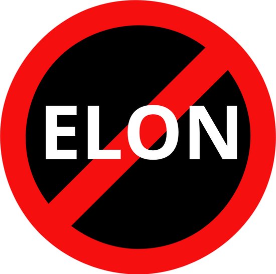 Tesla Anti Elon Musk Sticker - Bumper Protes Sticker | bol
