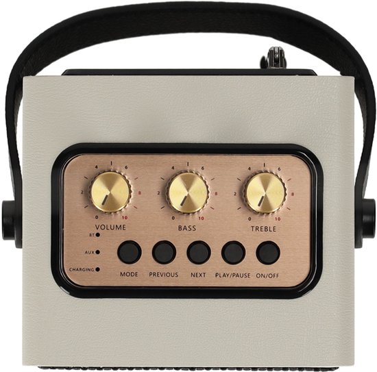 BRAINZ Retro Speaker Wit | bol