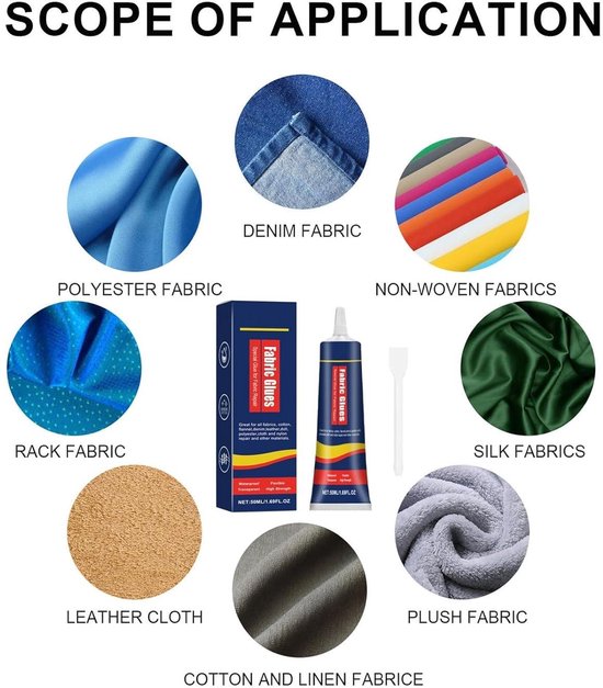 Materialen voor creatieve hobby's: stoffen, naaien en meer - 50 ml lijm ...