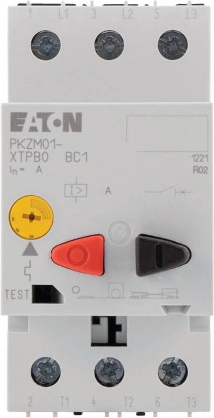 Eaton 278483 PKZM01-6,3 Motorbeveiligingsschakelaar 690 V/AC 6.3 A 1 ...