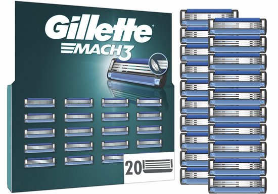 Gillette Mach Scheermesjes - Mach3 - 20 stuks | bol