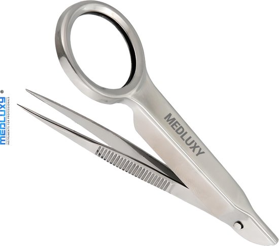 Medluxy - Splinter Pincet - Vergrootglas (loep) - niet verstelbaar - 10 ...