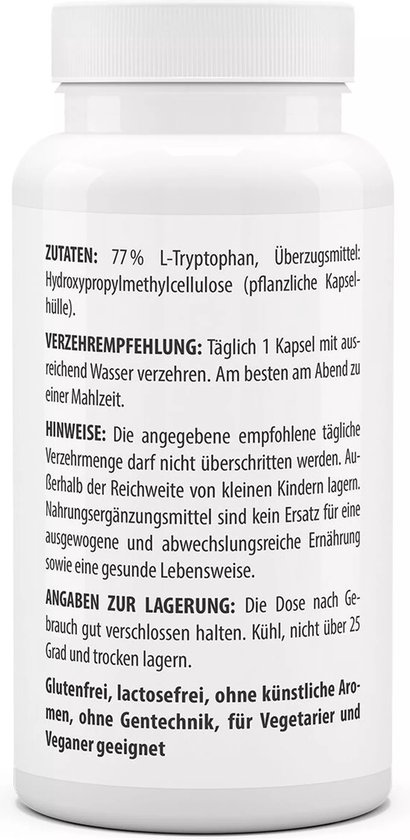 Vitaworld L-tryptofaan 250mg 120 capsules | bol