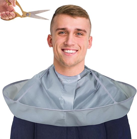 Hair Cutting Cape - 60cm Waterproof Haircut Umbrella Catcher - Grey . | bol