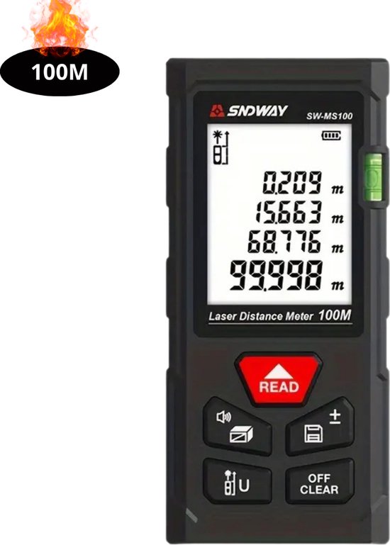 Nivard Laserafstandsmeter - Laser - Afstandsmeter - Afstandmeter ...