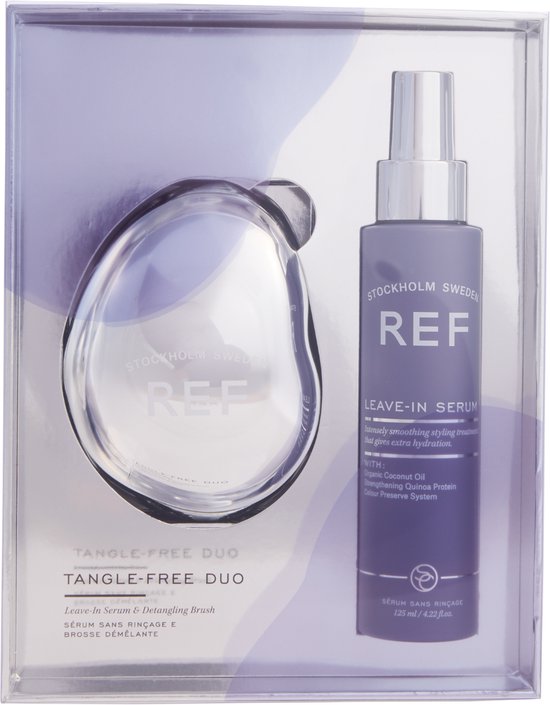 REF Stockholm - Leave in Serum Box - Leave in Serum 125ml + Detangling brush - Hitte... | bol