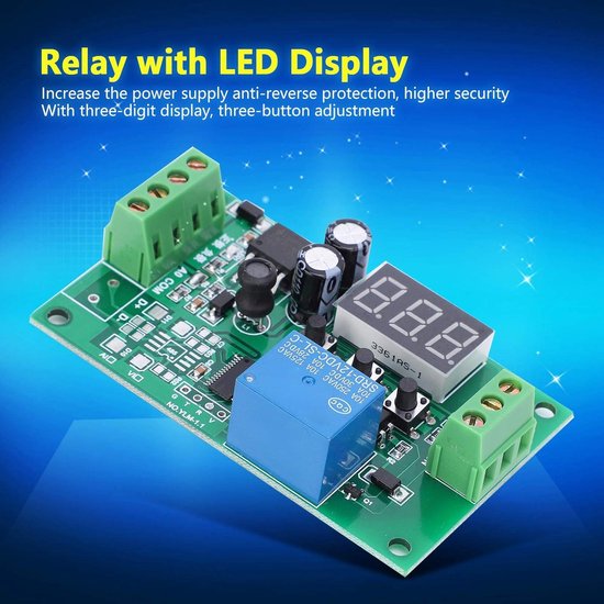 Power Sensor Board with Current Sensing 4-20mA Digital Display Relay ...