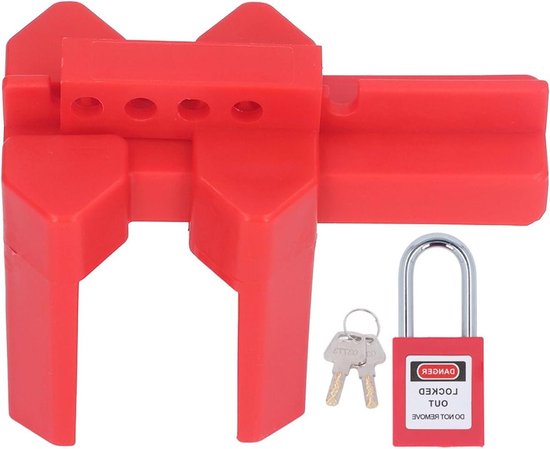 Lockout Safety Lock Set 38mm Dn50 Dn8 for Pom Ball Valves | bol