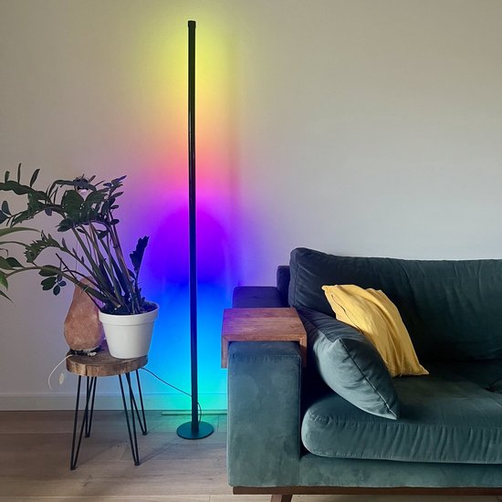 Vloerlamp LED RGB Smart Wifi - Full Color LED - Alexa, Google, App ...