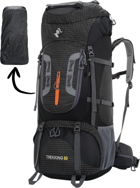 RAMBUX® - Outdoor Backpack 80L – Hiking Rugzak - Waterdicht ...