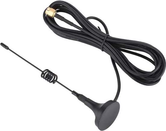 Universele autoantenne - 433 MHz RP SMA zuignaantenne - rechte vaste ...