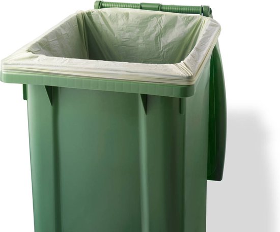 Biodore® Composteerbare Afvalzak 65 / 25 | 240 liter | 10 x 10 stuks | bol