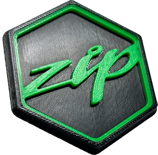 Piaggio ZIP Logo 3D Printed Groen | bol