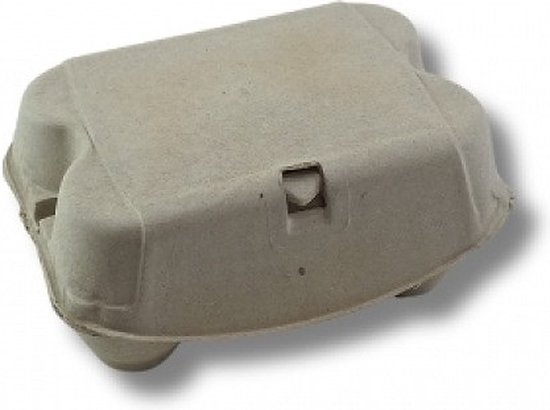 Eierdozen voor 6 stuks - Eierverpakking 6 vaks - Pulp - 90 stuks | bol