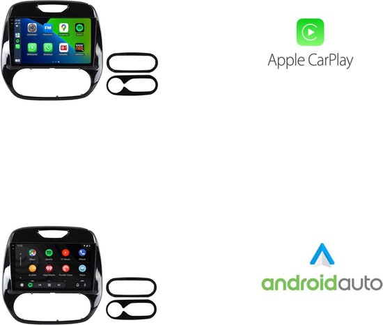 Carplay autoradio voor Renault Captur | R-Link | Facelift 2017 t/m 2019 ...