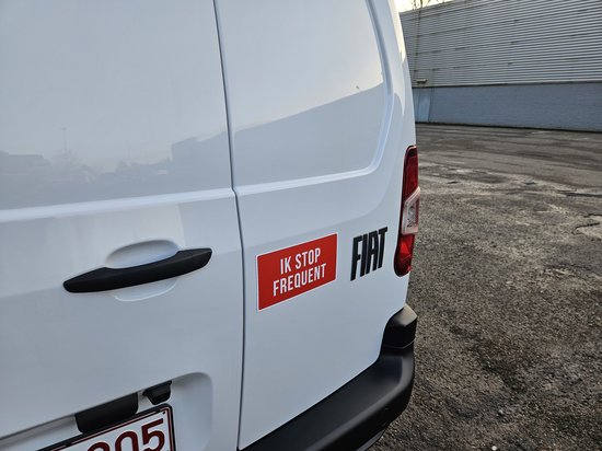 Pictogram/ magneet | "Ik stop frequent" | 25 x 13 cm | Automagneet ...