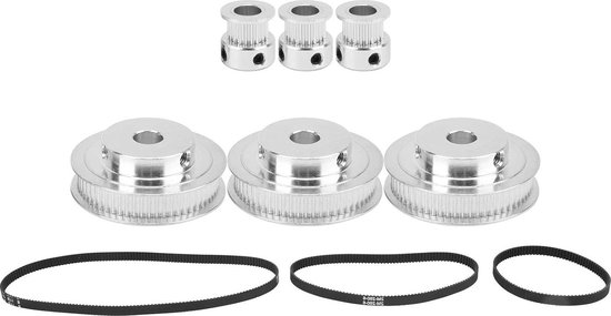 Timing Pulley 2GT‑200/280/400mm Timing Belt 20 & 60 Teeth ‑ Synchronous ...