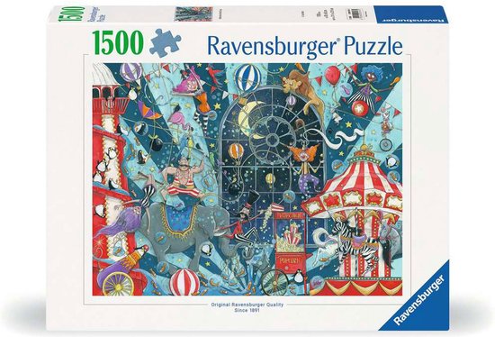 Ravensburger legpuzzel circus 1000 stukjes puzzel volwassenen kinderen ...
