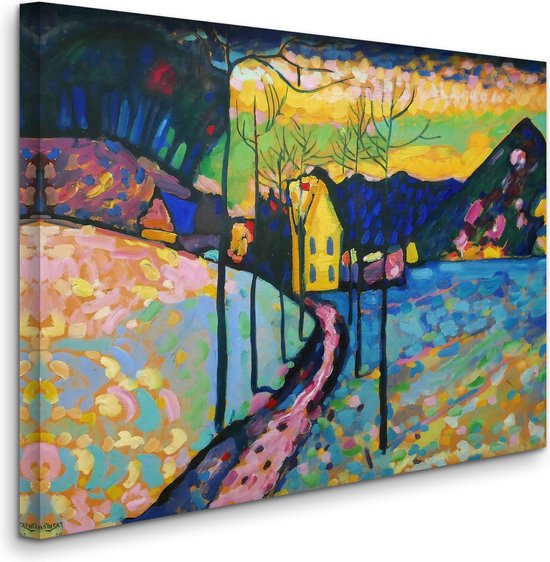 Wassily Kandinsky - Winter Landscape - Winterlandschap (1909) - 2:3 | bol
