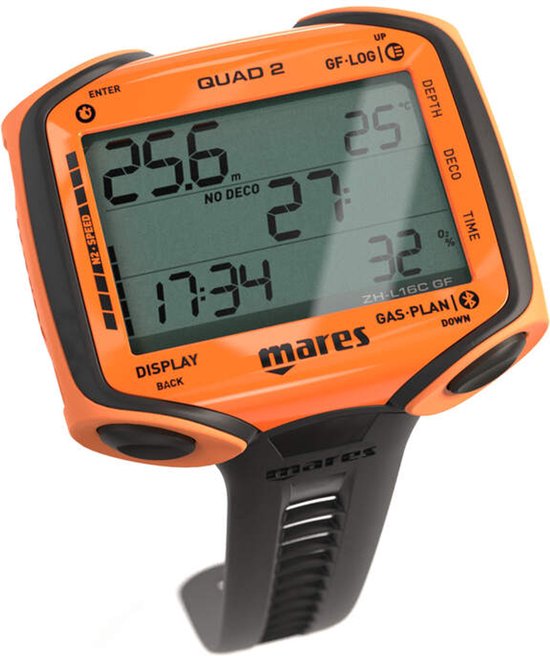 Mares Quad 2 Duikcomputer Oranje | bol