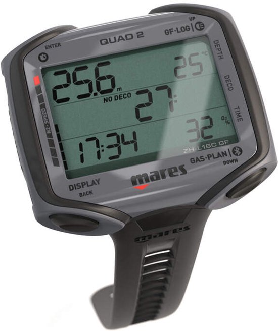 Mares Quad 2 Duikcomputer Zwart | bol