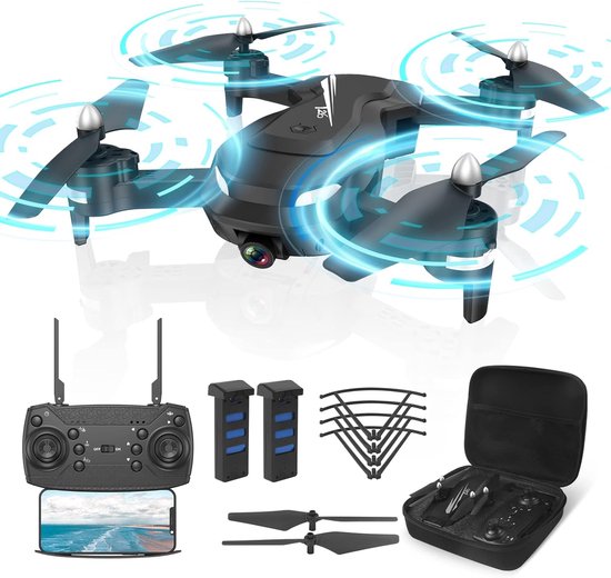 Drone met camera 1080p opvouwbare FPV-quadcopter - 26-30 minuten ...