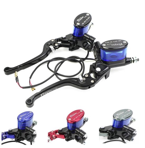 Motorbike Hand Brake Lever Motorrem Hoofdremcilinder Spiegel Zetel ...
