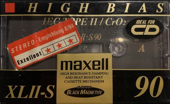 Maxell XLII-S 90min cassetteband High Bias IEC Type II CrO2 | bol