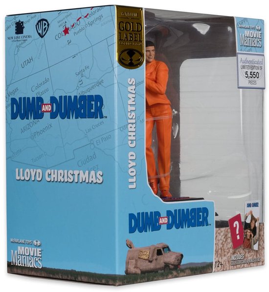McFarlane Toys Dumb and Dumber Movie Maniacs PVC Statue Lloyd Christmas ...