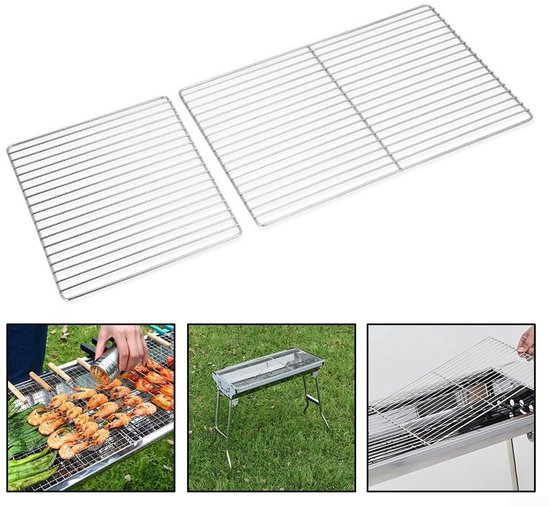 BBQ Grill, RVS Mesh BBQ Grill Rooster Grid Rack Net, voor Pellet, Gas ...