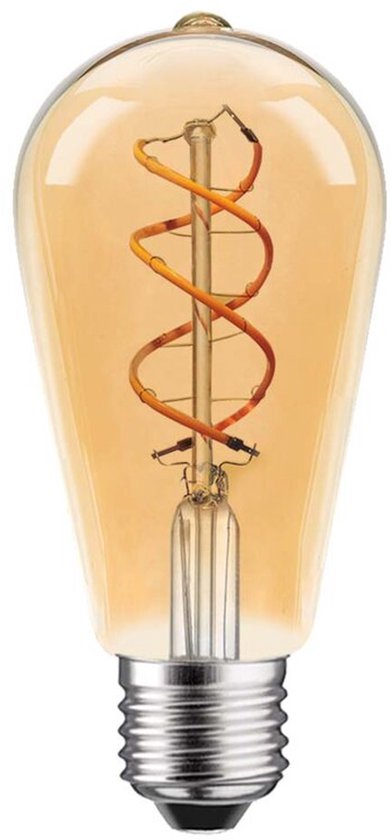 Lampe LED rustique LEDmaxx ST64 5 W 200 lm 1800 K Or à intensité ...