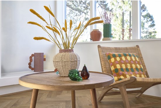 Villa Collection Styles Vaas Dia 21 x 21 cm Amber | bol