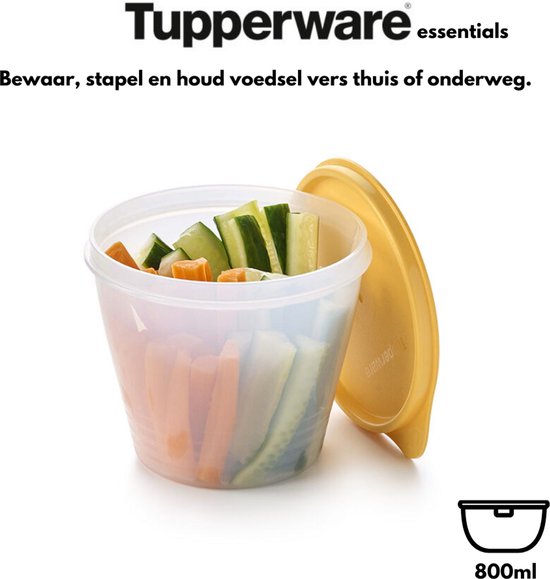 Tupperware Essentials Everyday Bowl - Vershoudkom Met Deksel - 800 ml | bol