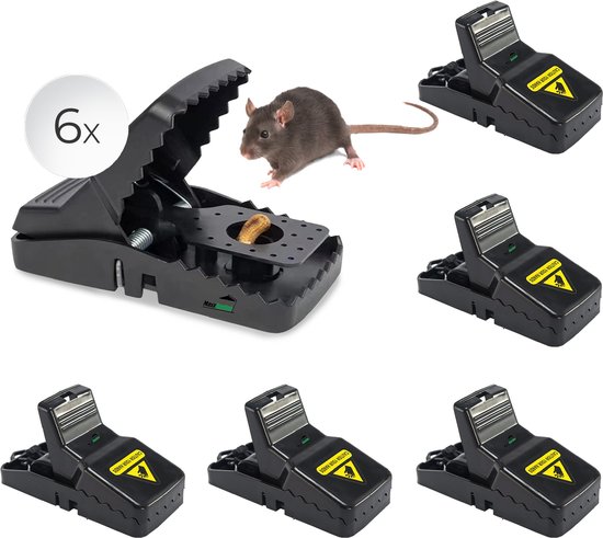MaxxGarden Muizenval - Muizenvallen voor binnen en buiten - Muizenklem ...