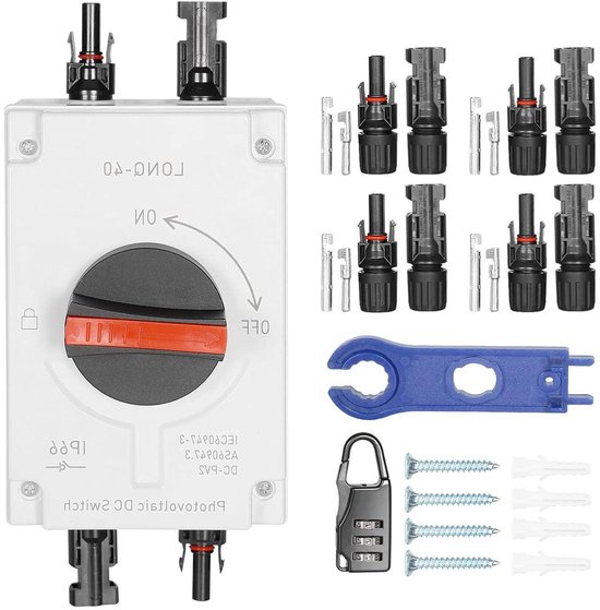 DC Separation Switch Power Switch 32A 1200V PV Circuit Breaker IP66 ...