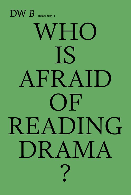 Who is afraid of reading drama? | 9789463838955 | Boeken | bol