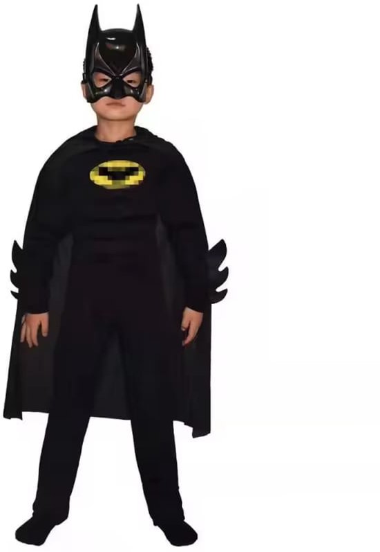 Batman superhelden kostuum, kind, maat 110/116 | bol