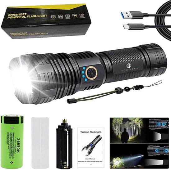 Zaklamp - Militaire Zaklamp Oplaadbaar - Militaire - Militaire Hoofdlamp | bol