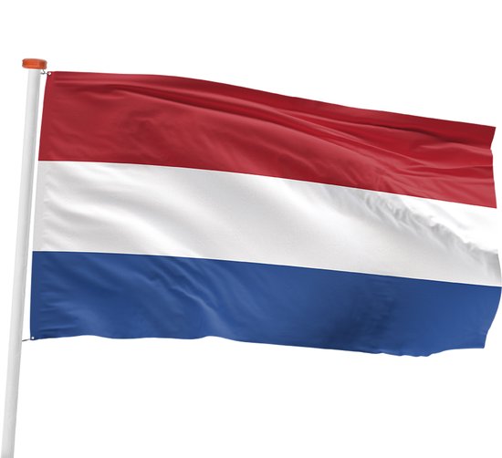 Nederlandse vlag - Nederlandse vlag 150 x 225 cm voor vlaggenmast van 5 of 6 meter,... | bol